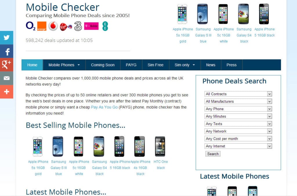 Mobile Checker - The Blog House